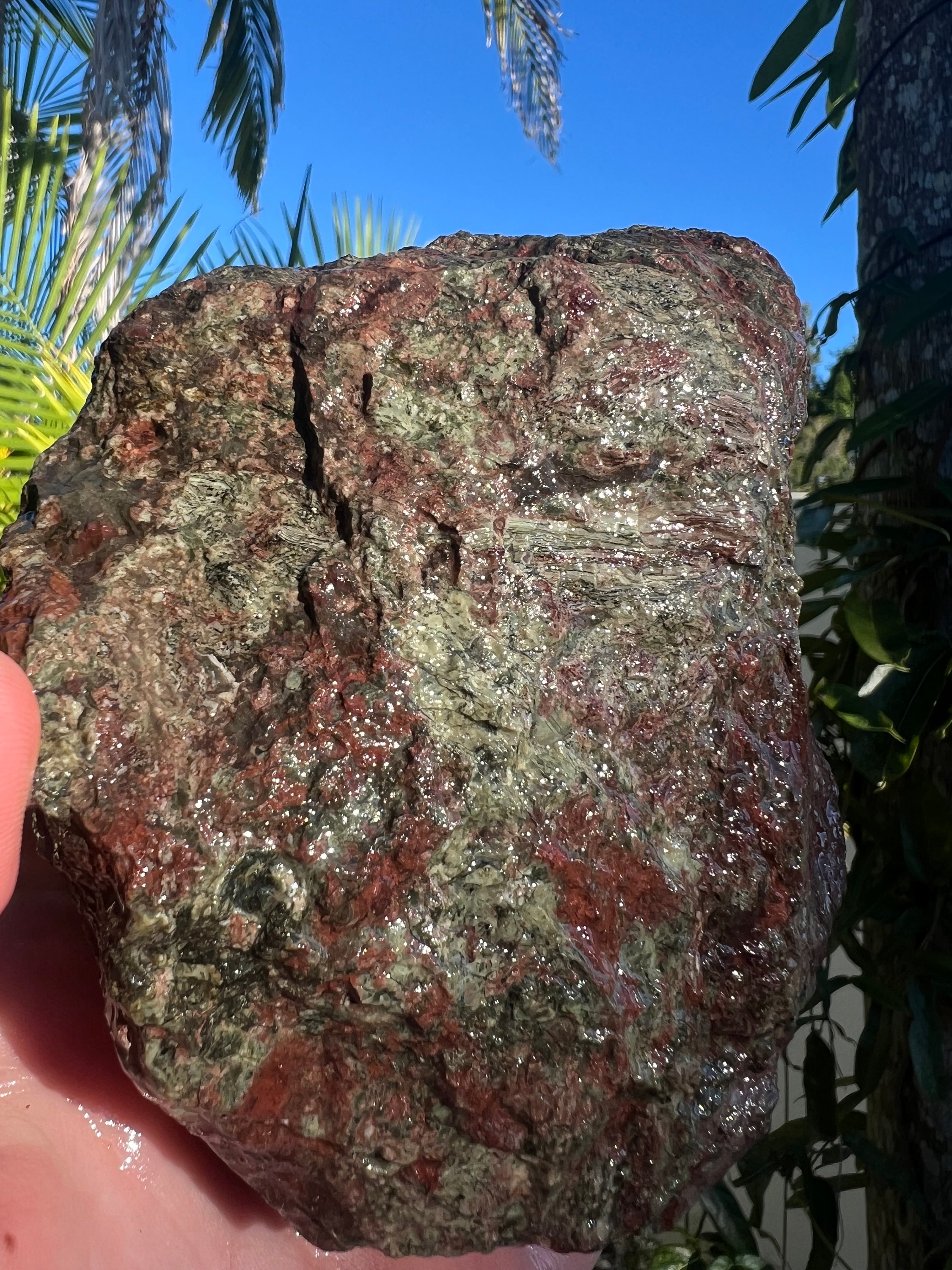 Australian Rough Wonderful Texture Rhyolite Boulder 1580 Grams Natural ...