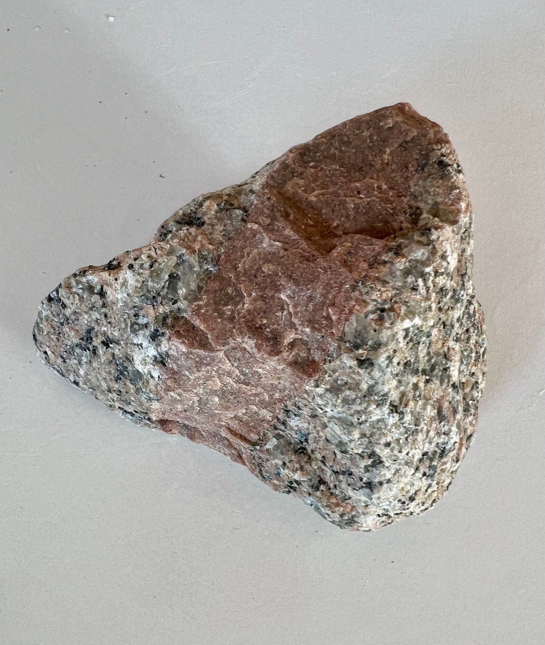 Australian Rough Granite With Aura Quartz! Rare Flashes of Purple and ...