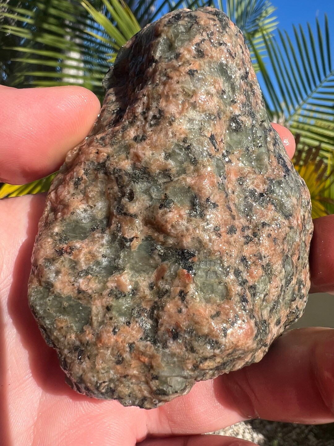 Australian Rough Granite Biotite Hornblend Feldspar Green Quartz 350 ...