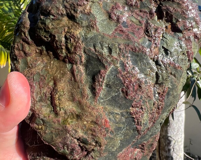 Australian Rough Blue Purple Green Rhyolite Boulder 3300 Grams Natural ...