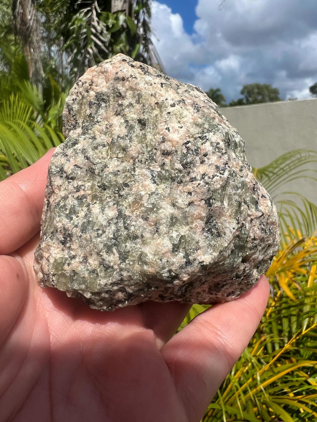 Australian Rough Granite Biotite Hornblend Feldspar Green Quartz 466 ...