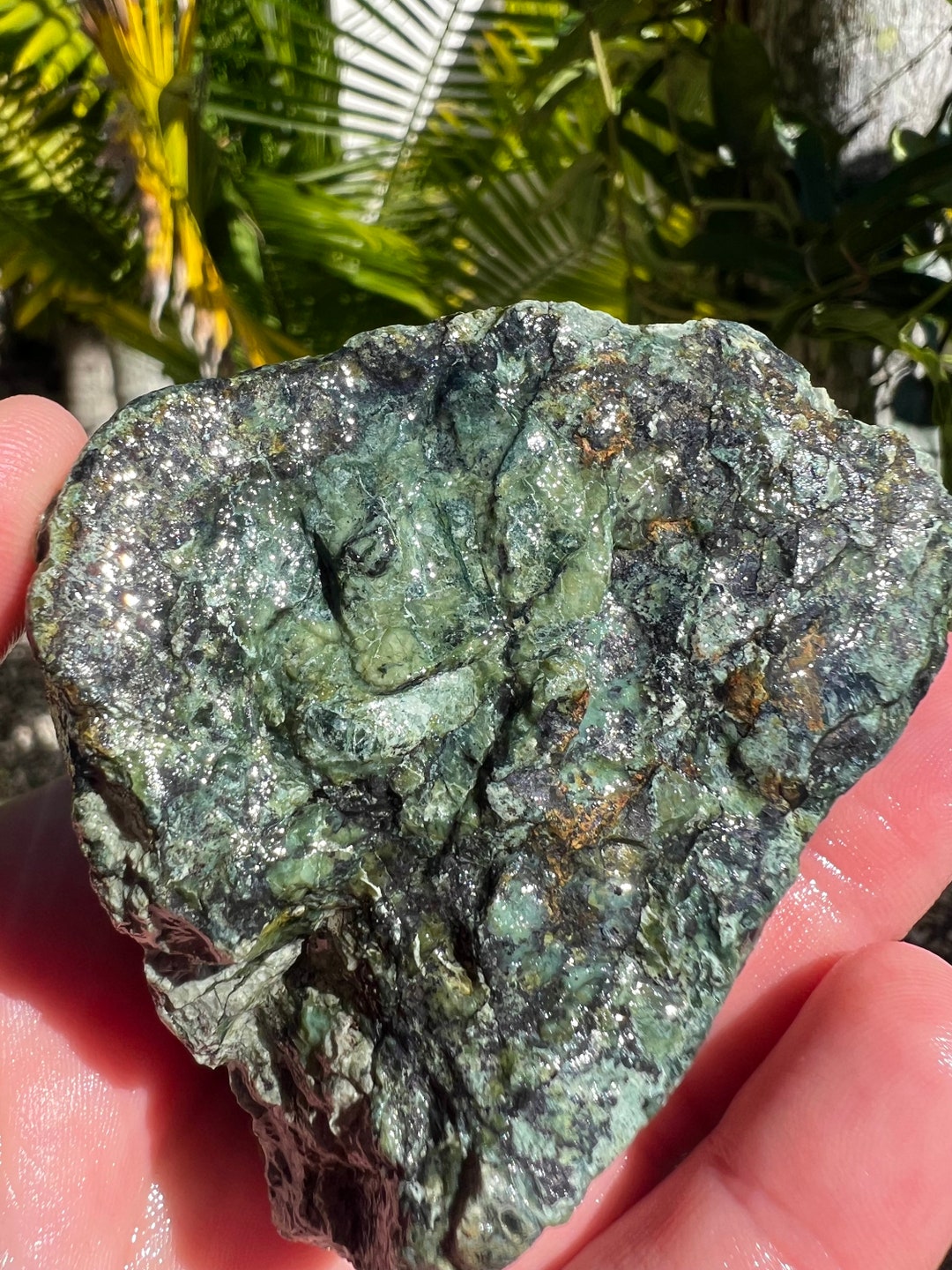Australian Rough Copper on Serpentinite Chunk 370 Grams Natural Raw ...