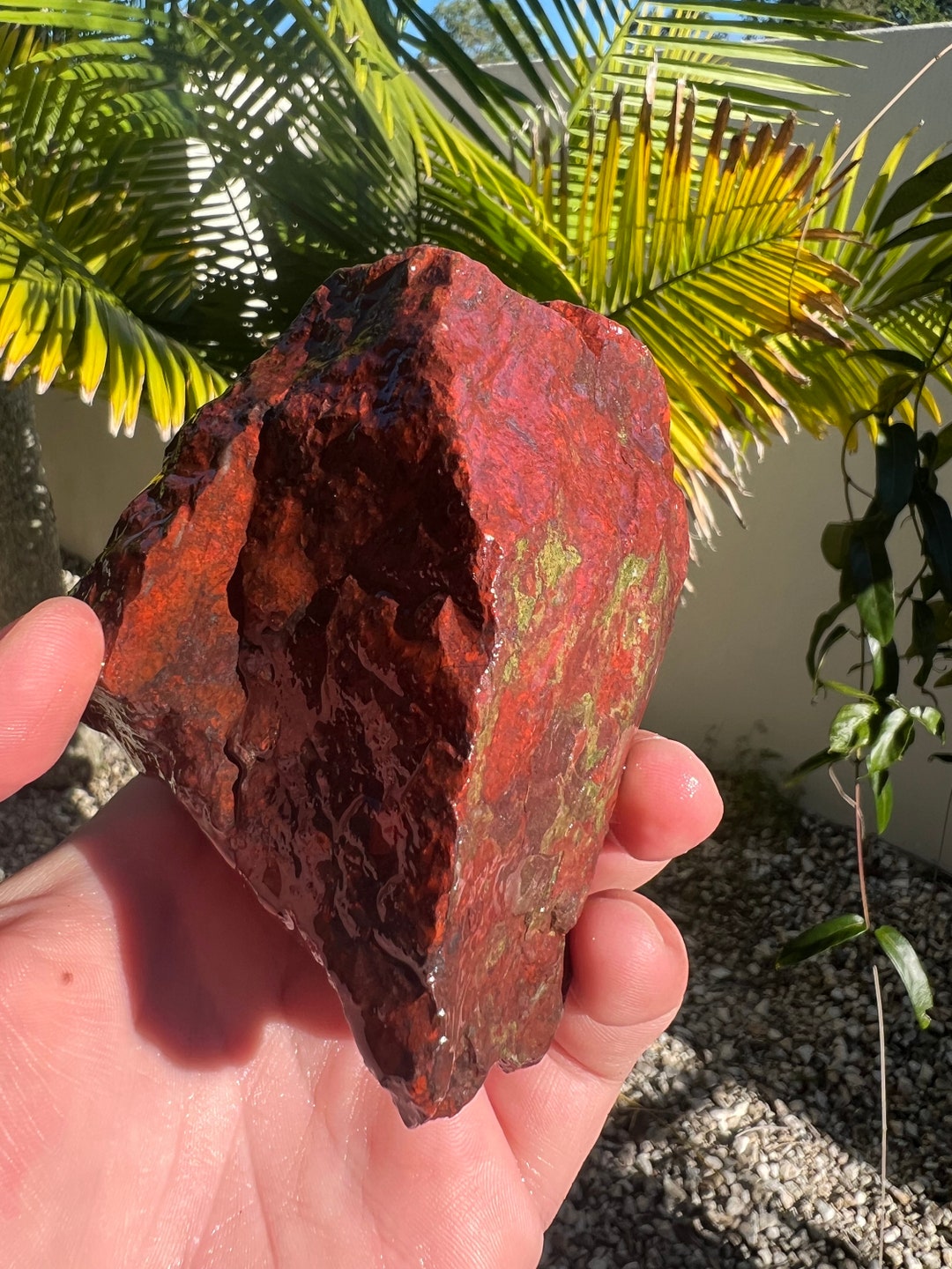 Australian Rough Jasper Ironstone Epidote Chunk 500 Grams Natural Raw ...
