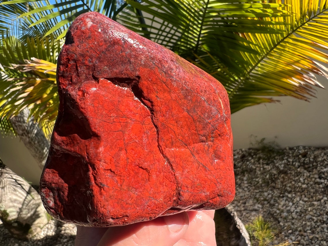 Australian Rough Cinnabar Myrickite Chunk 1580 Grams Natural Raw ...