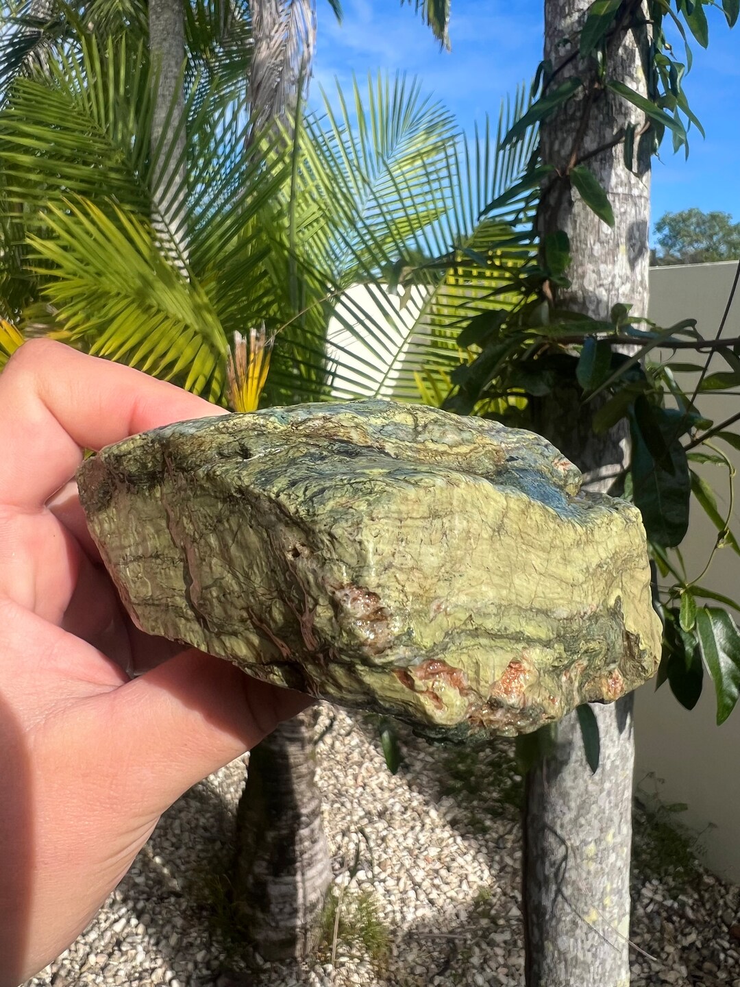 Australian Rough Lime Green Chalcedony Chert 620 Grams Natural Raw ...