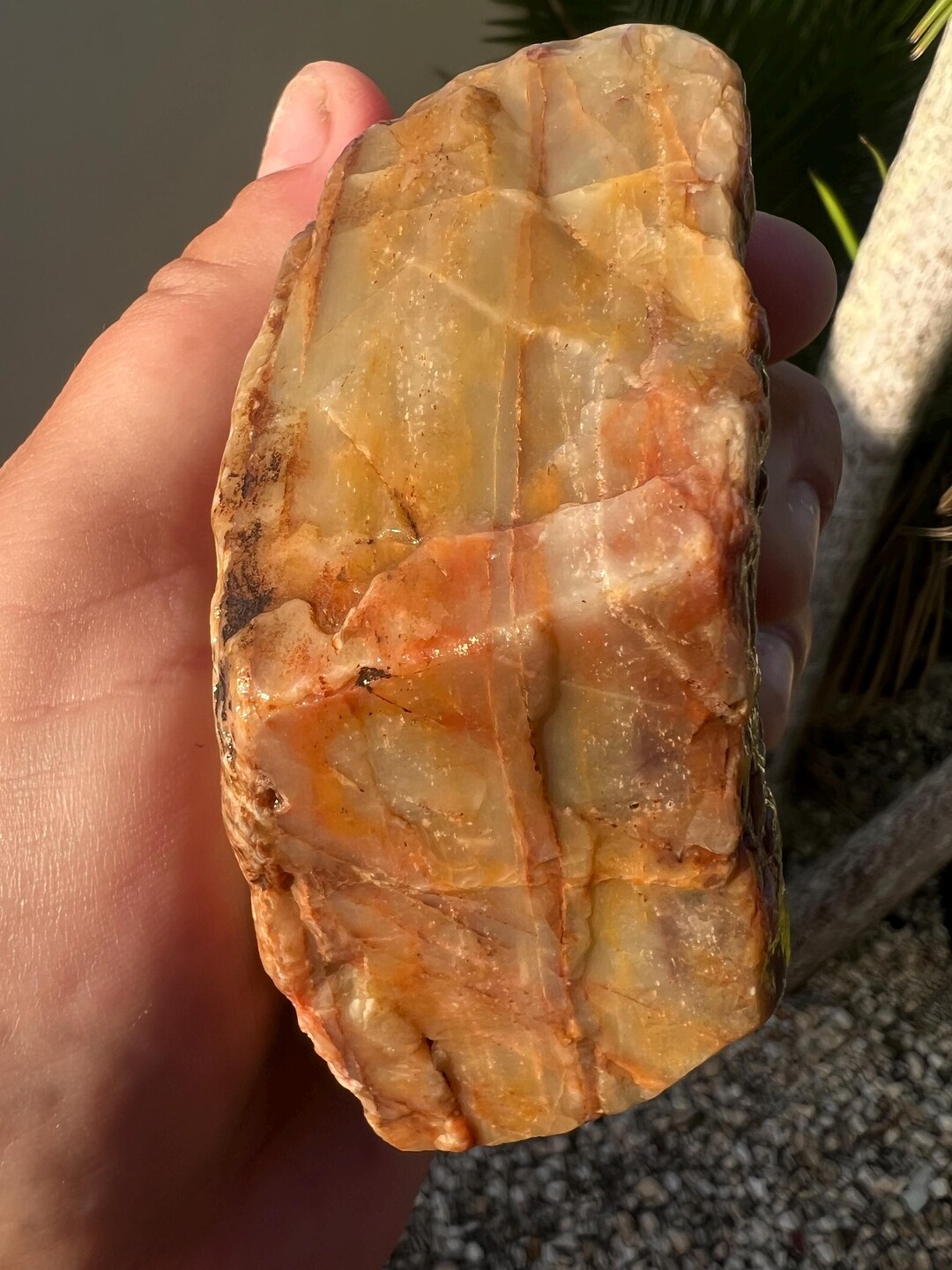 Australian Rough Golden Clear Chalcedony Chunk 395 Grams Natural Raw ...