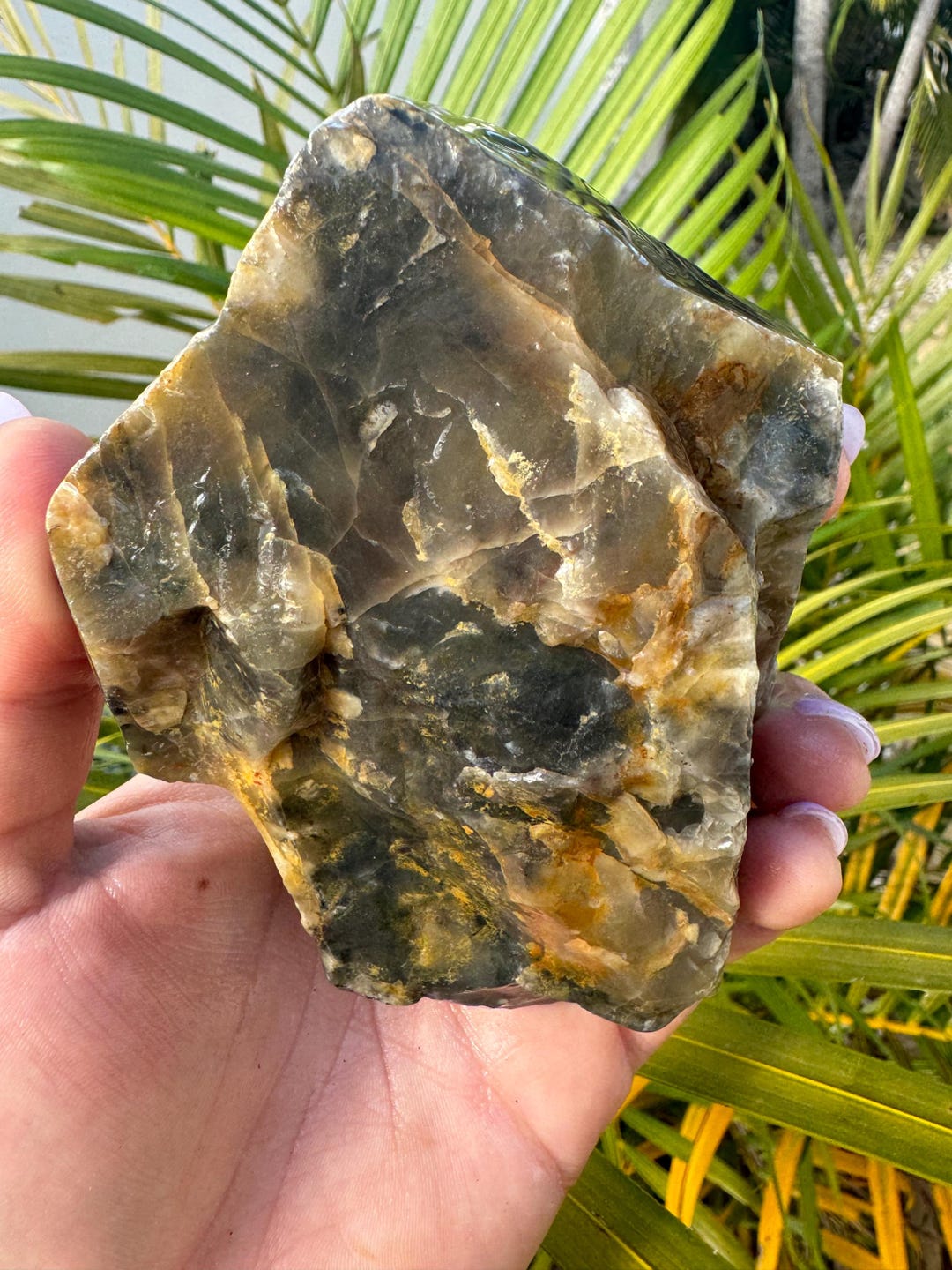 Australian Rough Smokey Translucent Chalcedony Jasper Chunk 734 Grams ...