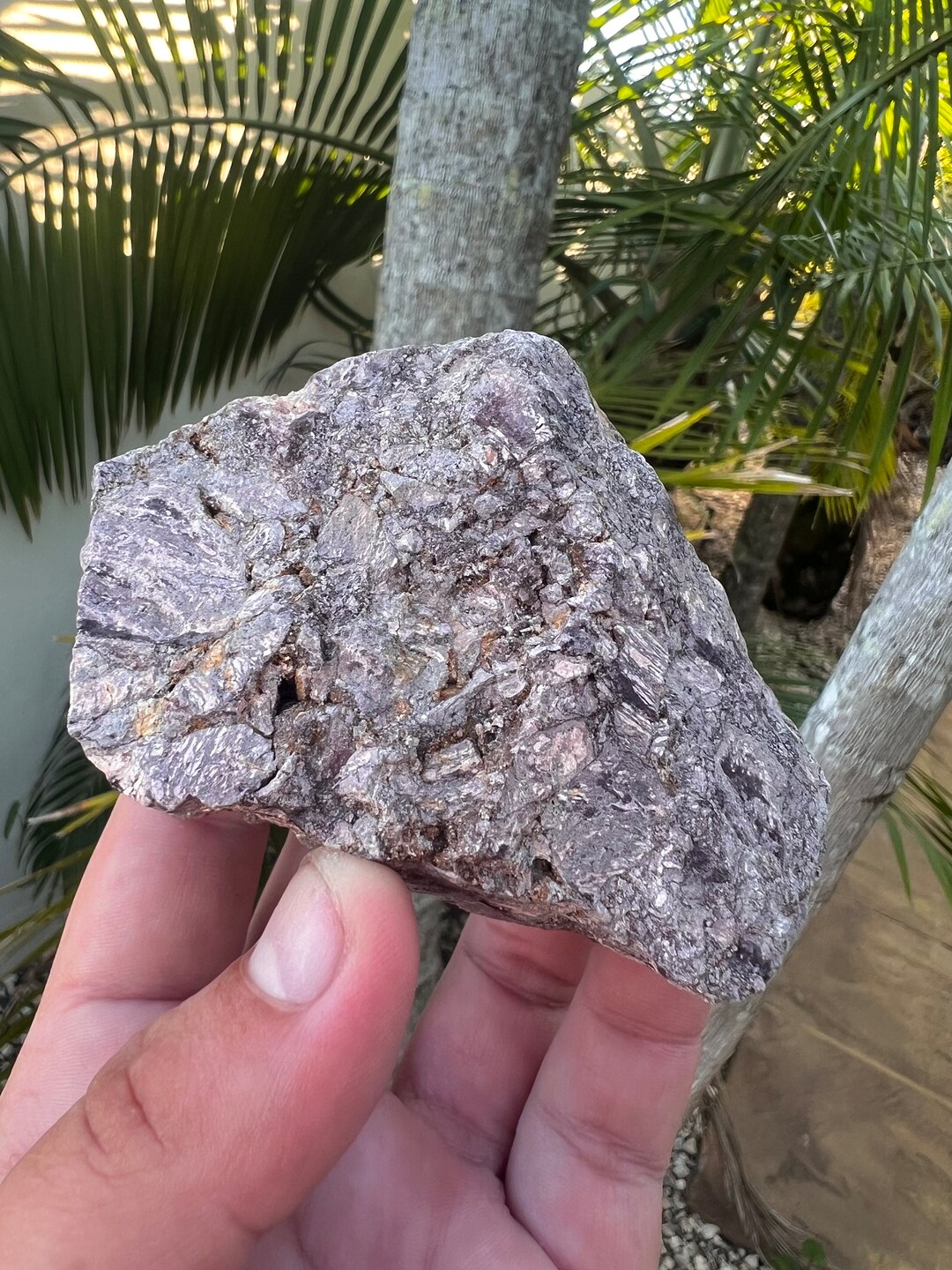 Australian Rough Rhyolite Chunk 260 Grams With Many Druzy Pockets ...