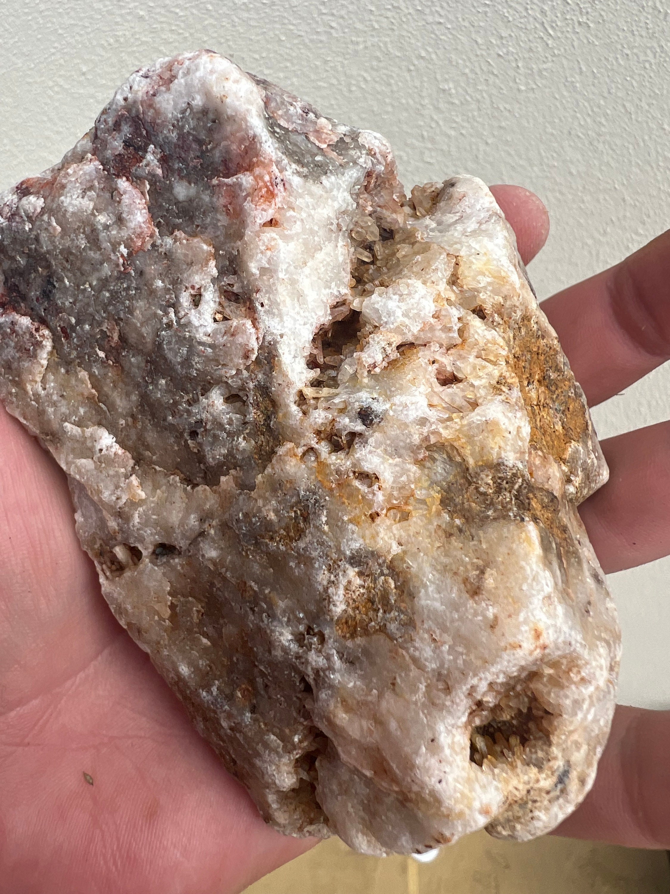 Australian Rough Ferruginous Quartz 470grams Several Crystal Pockets ...