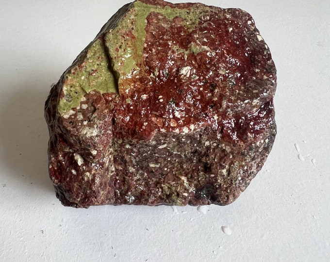 Australian Rough Rhyolite Epidote Chunk 350 Grams Natural Raw Specimen ...