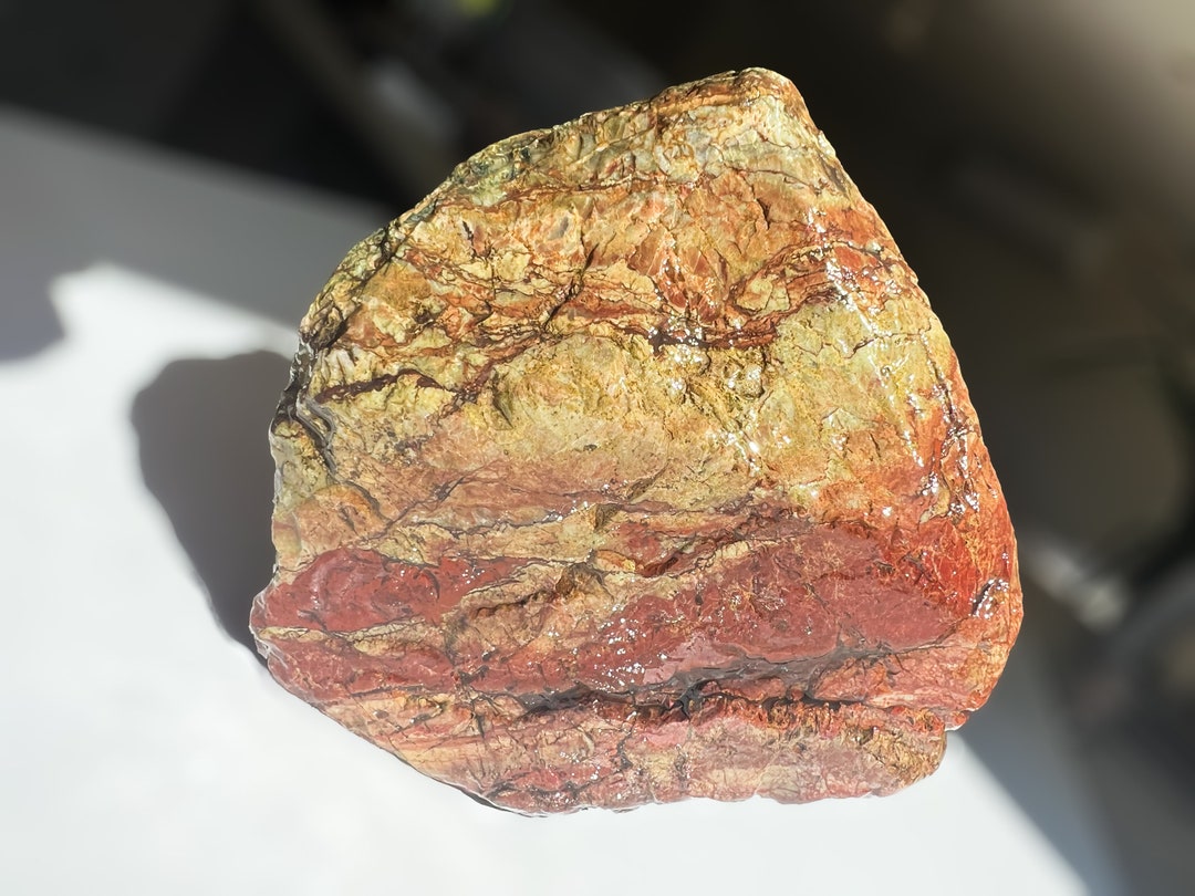 Australian Rough Brecciated Jasper Boulder 2580 Grams Natural Raw ...