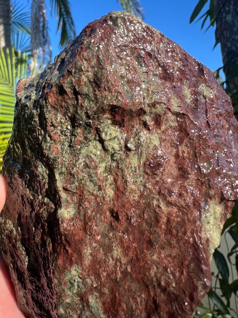 Australian Rough Wonderful Texture Rhyolite Boulder 1580 Grams Natural ...