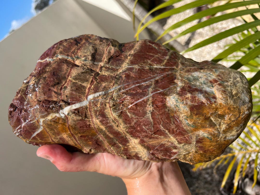 Australian Rough Brecciated Jasper Chalcedony Boulder 4570 Grams ...