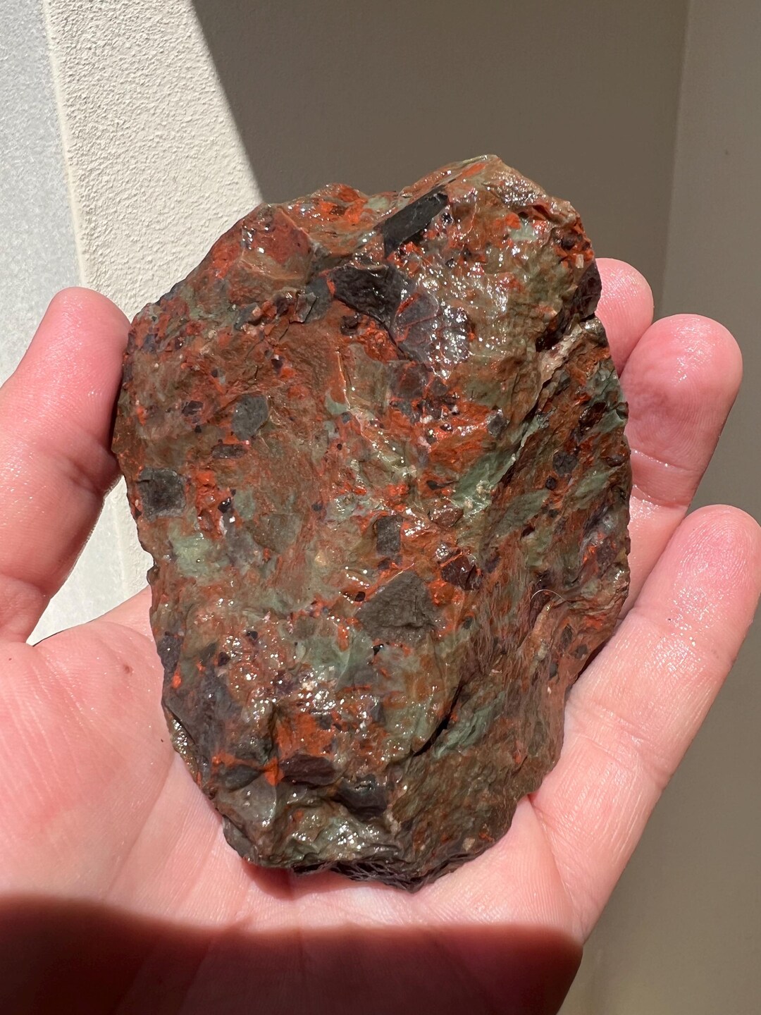 Australian Rough Rhyolite Chalcedony Breccia Chunk 380 Grams Rhyolite ...