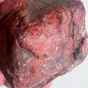 Australian Rough Jasperlite Chunk Red Hematite Jasper 610 Grams Natural ...