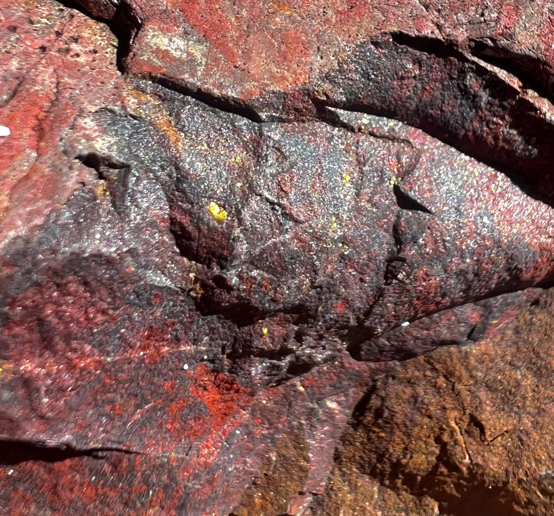 Rare Australian Rough Gold in Iron Ore Jasperlite Chunk 1180 Grams ...