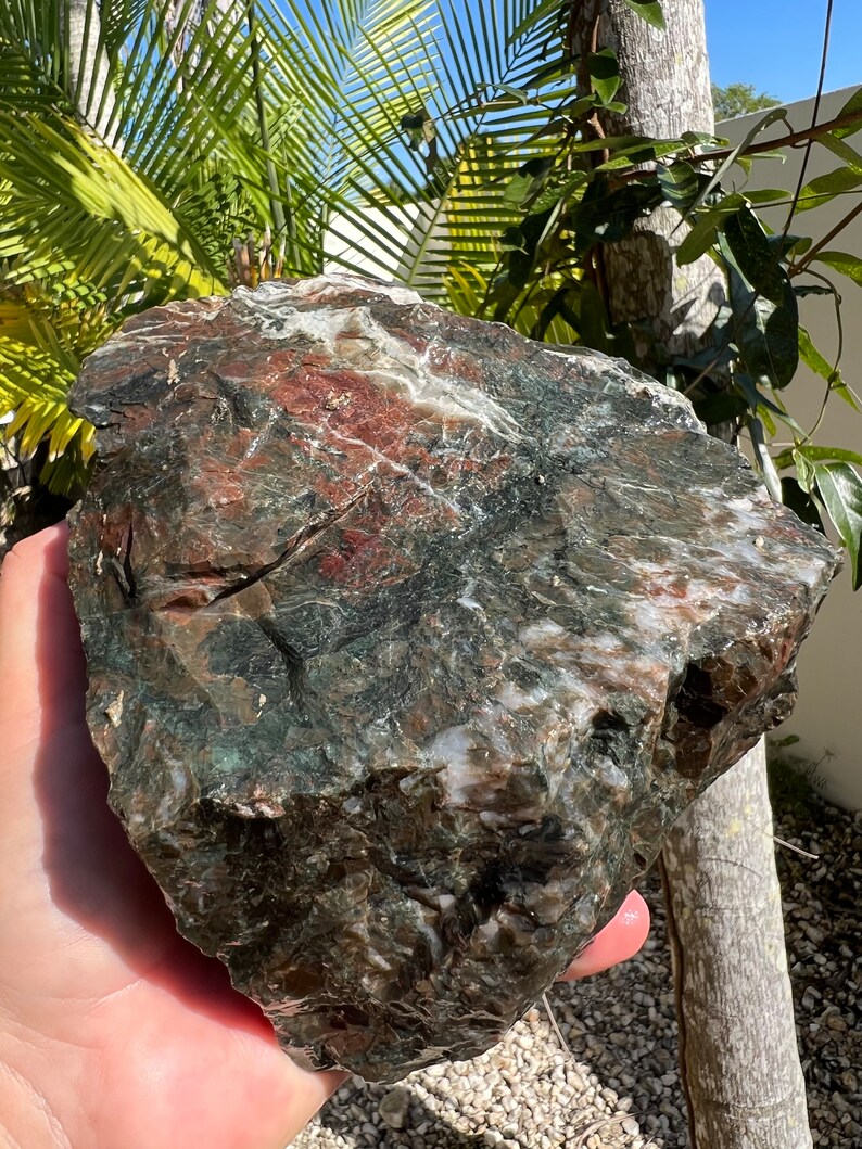 Australian Rough Green Jasper Chunk 1980 Grams Natural Raw Specimen ...