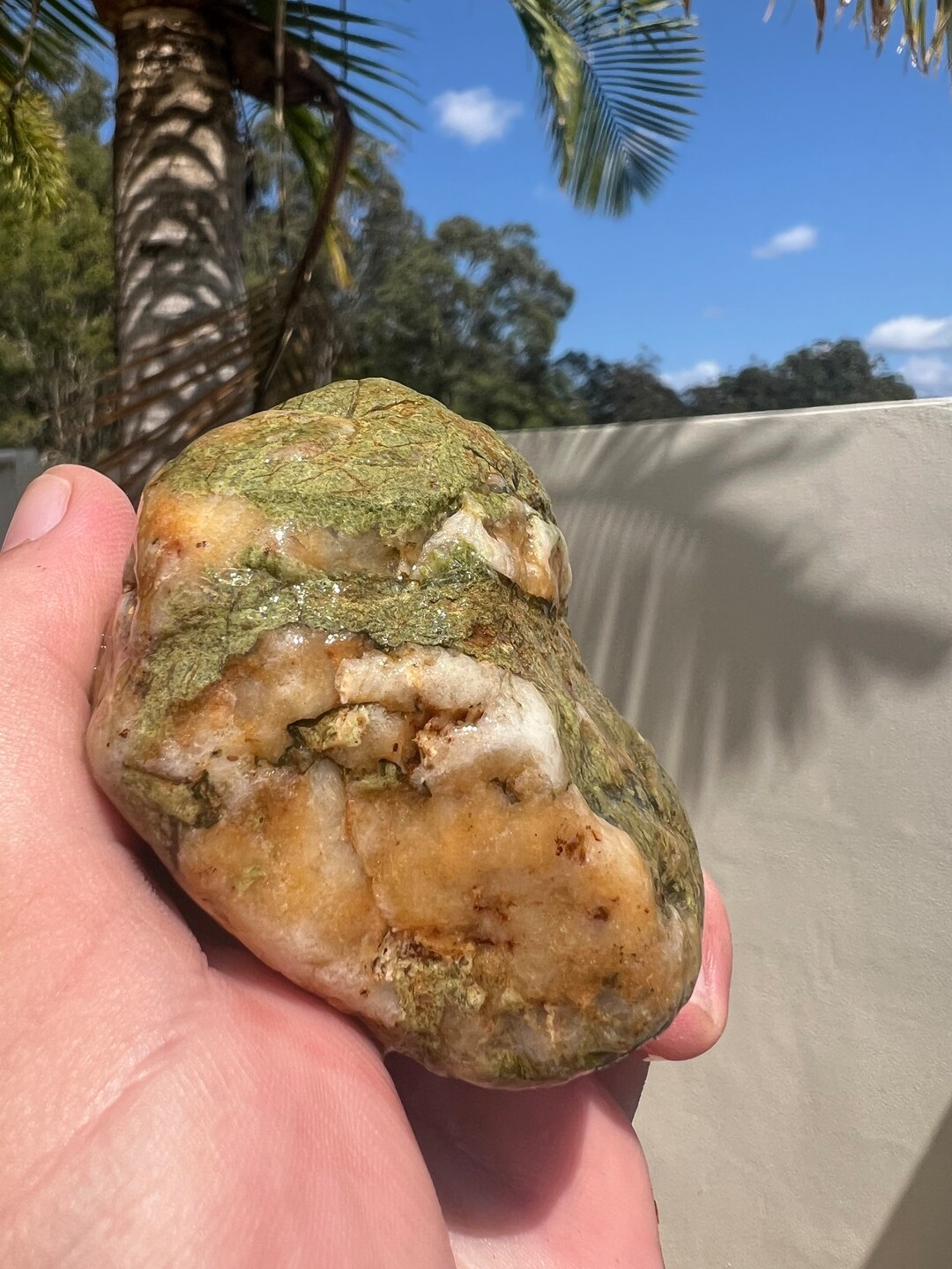 Australian Rough Quartz and Epidote on Matrix Sample Chunk 300 Grams ...
