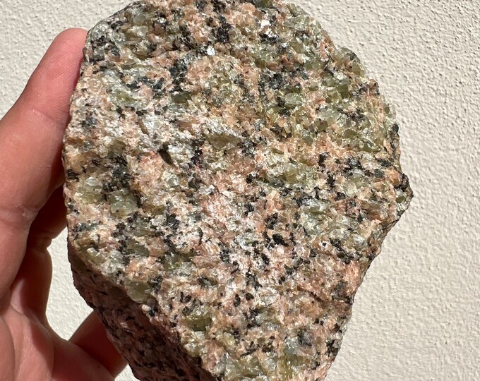 Australian Rough Granite Biotite Granite Feldspar Quartz 590grams Green ...