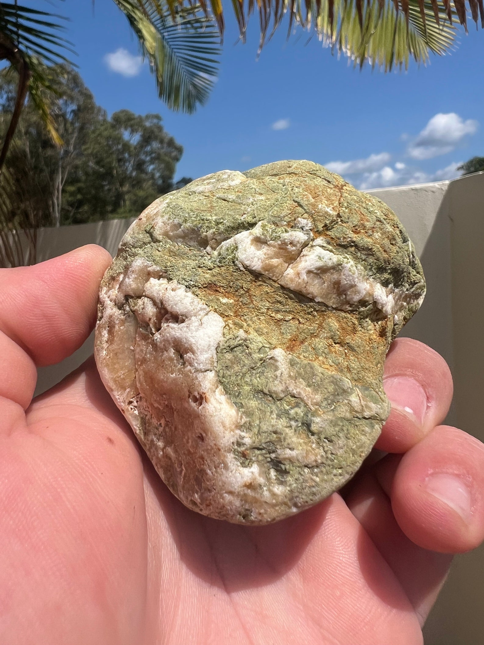 Australian Rough Quartz and Epidote on Matrix Sample Chunk 300 Grams ...