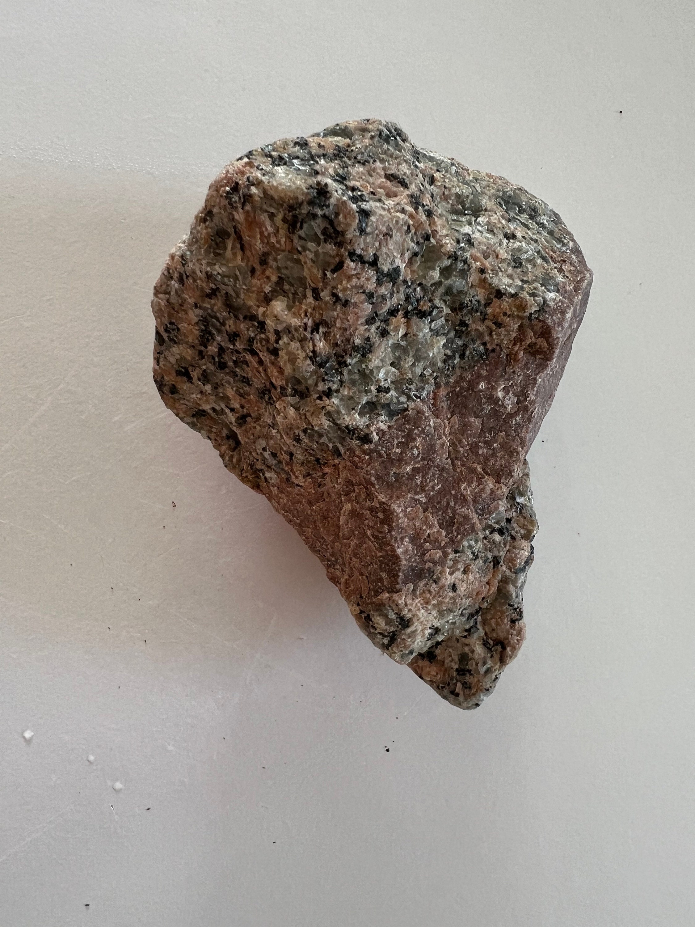 Australian Rough Granite With Aura Quartz! Rare Flashes of Purple and ...