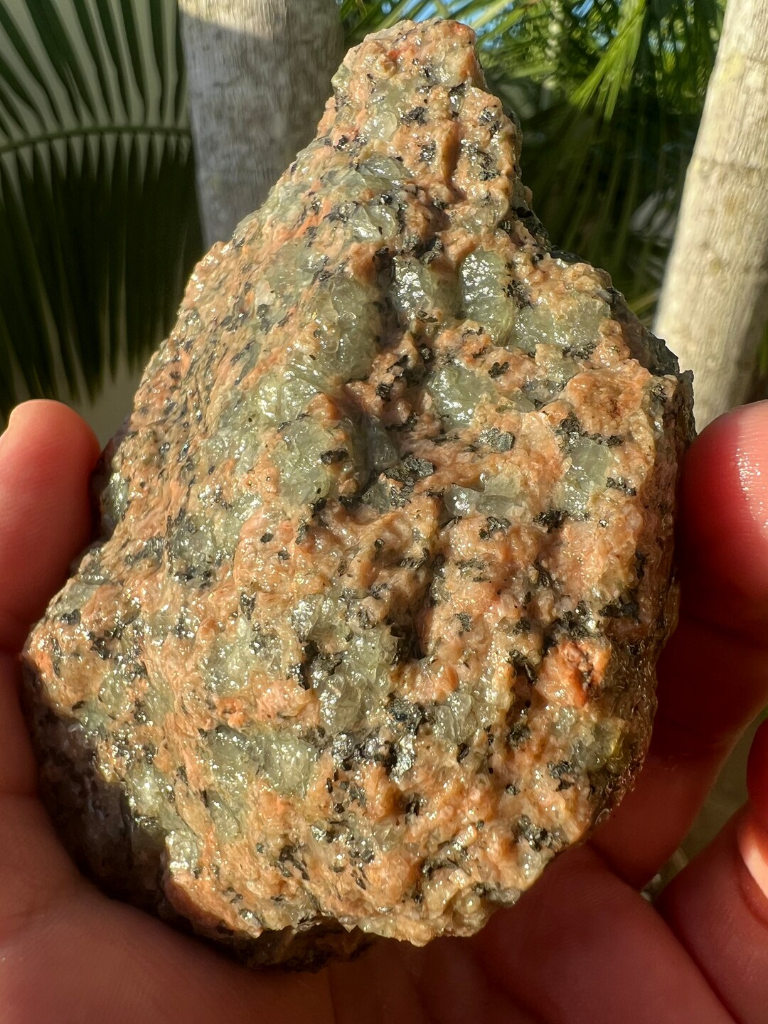 Australian Rough Granite Biotite Hornblend Feldspar Green Quartz 320 ...