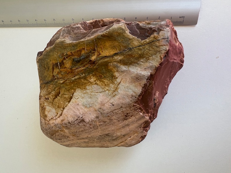 Australian Rough Waterline Jasper Chert 1120 Grams Natural Raw Specimen ...