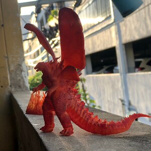Burning Godzilla Wings .stl - Etsy