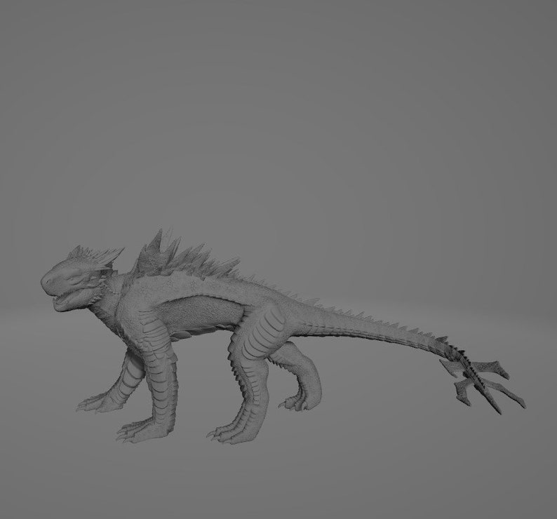 Shimo Godzilla 3D Print .STL - Etsy
