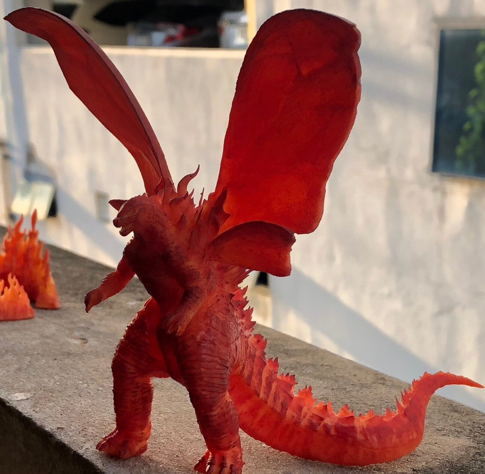 Burning Godzilla Wings .stl - Etsy