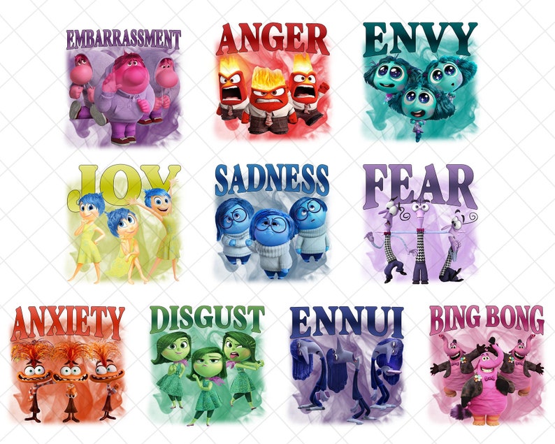 It's Okay to Feel All the Feels Png, Inside Out 2 Character Digital ...