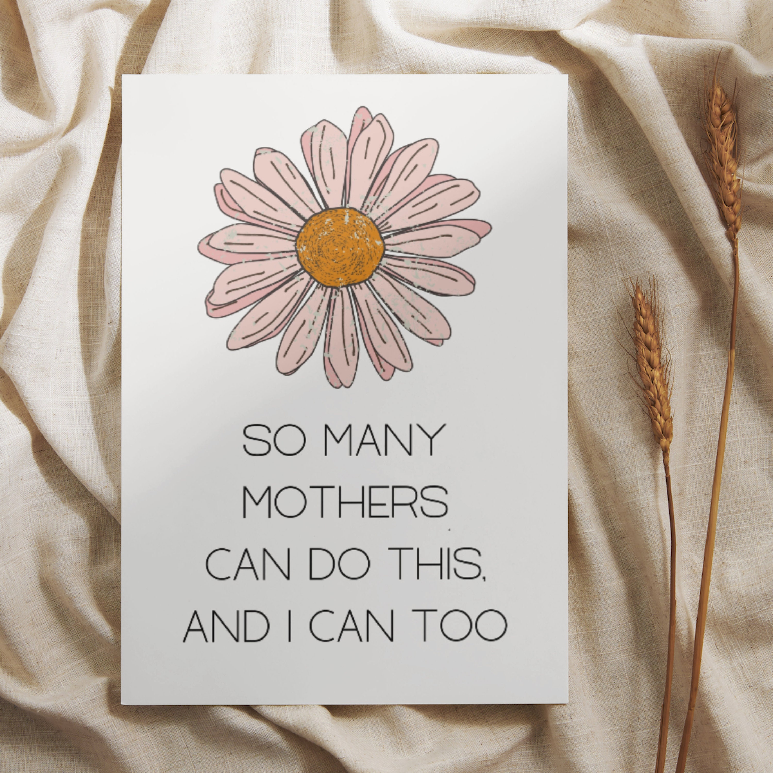 60 Birth Affirmation Cards Printable With Colored Flowers ...