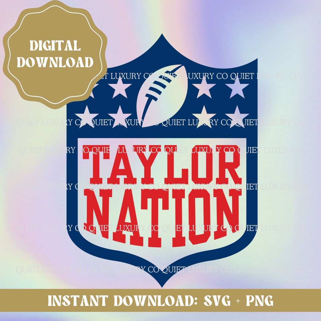 Taylor Nation SVG PNG logo download football digital design Travis ...
