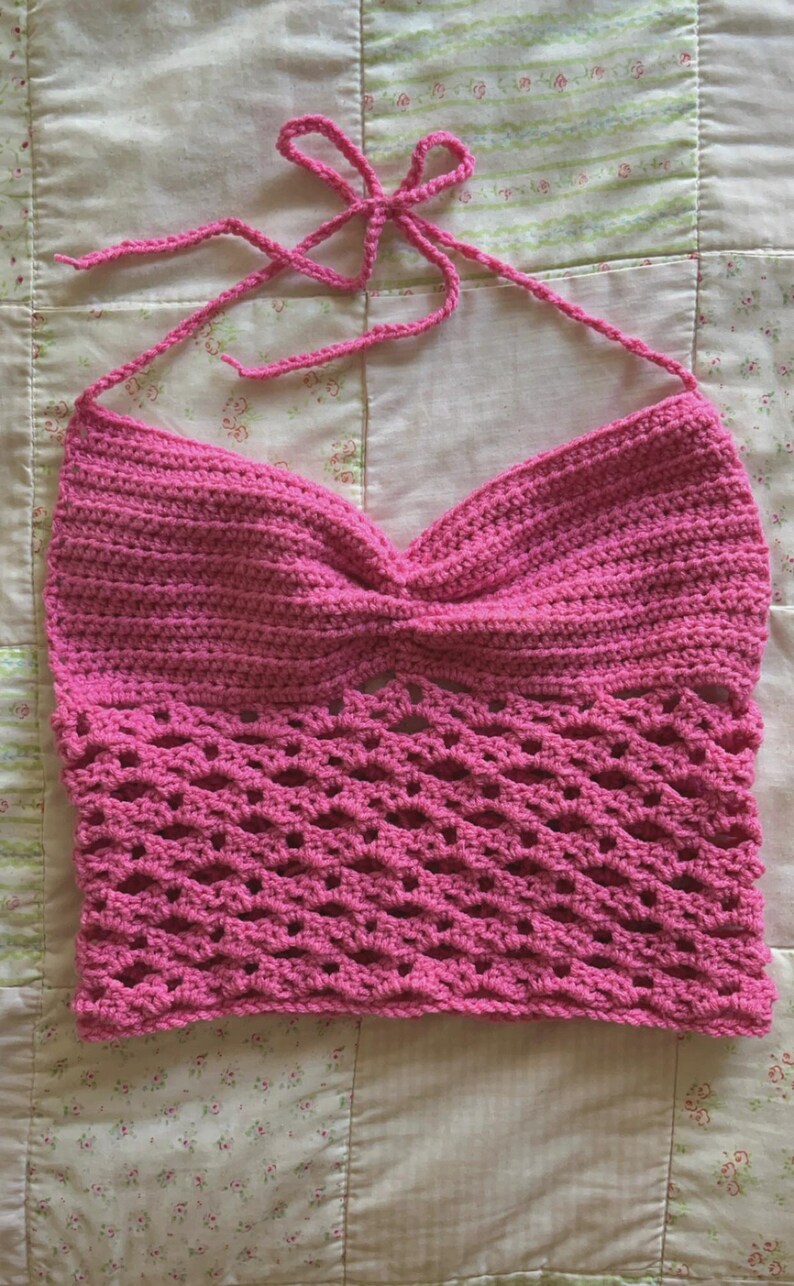 Crochet Halter Top Pattern - Etsy