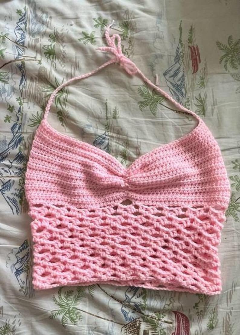 Crochet Halter Top Pattern - Etsy