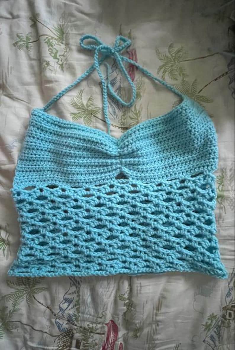 Crochet Halter Top Pattern - Etsy