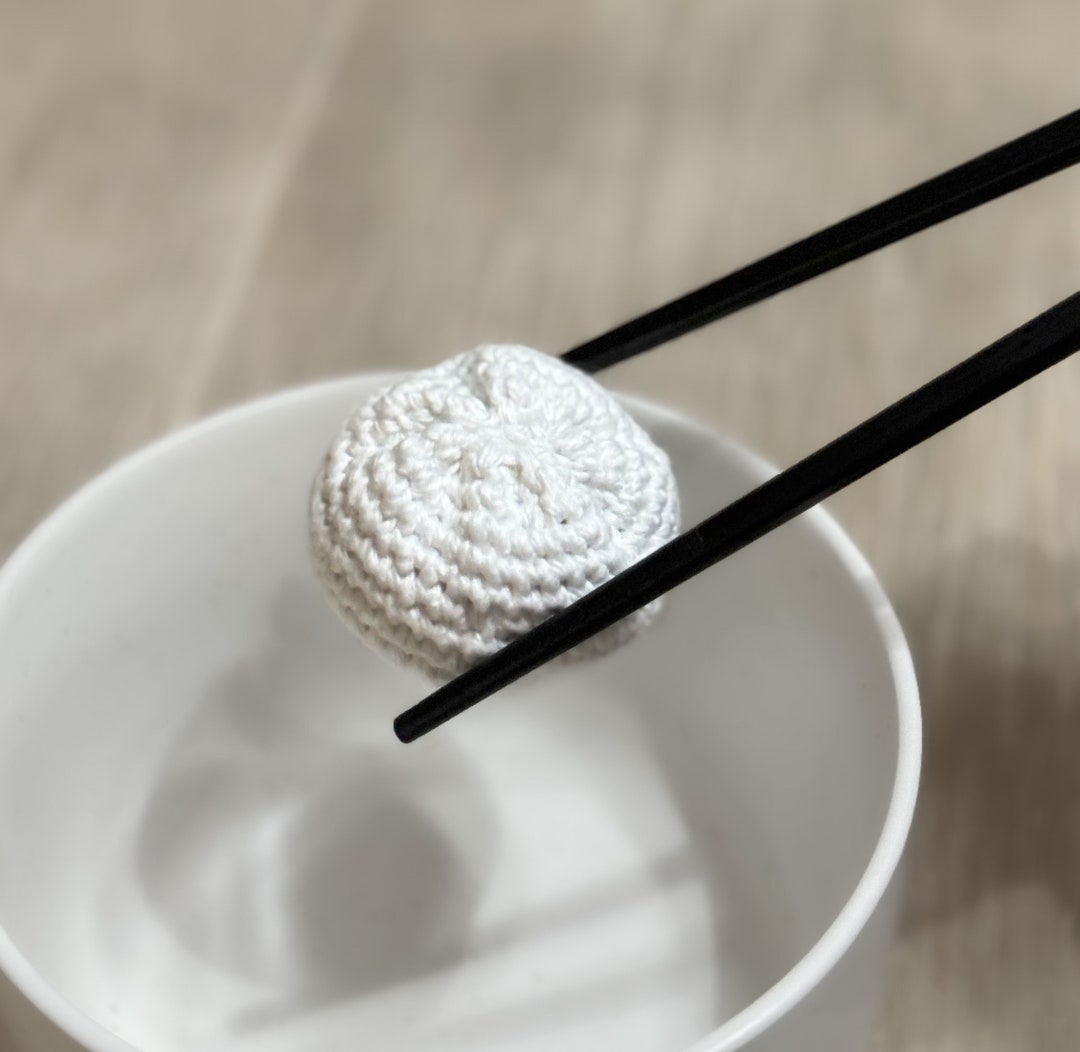 Crochet Bao Steamed Bun Cat Toy Amigurumi Food - Etsy