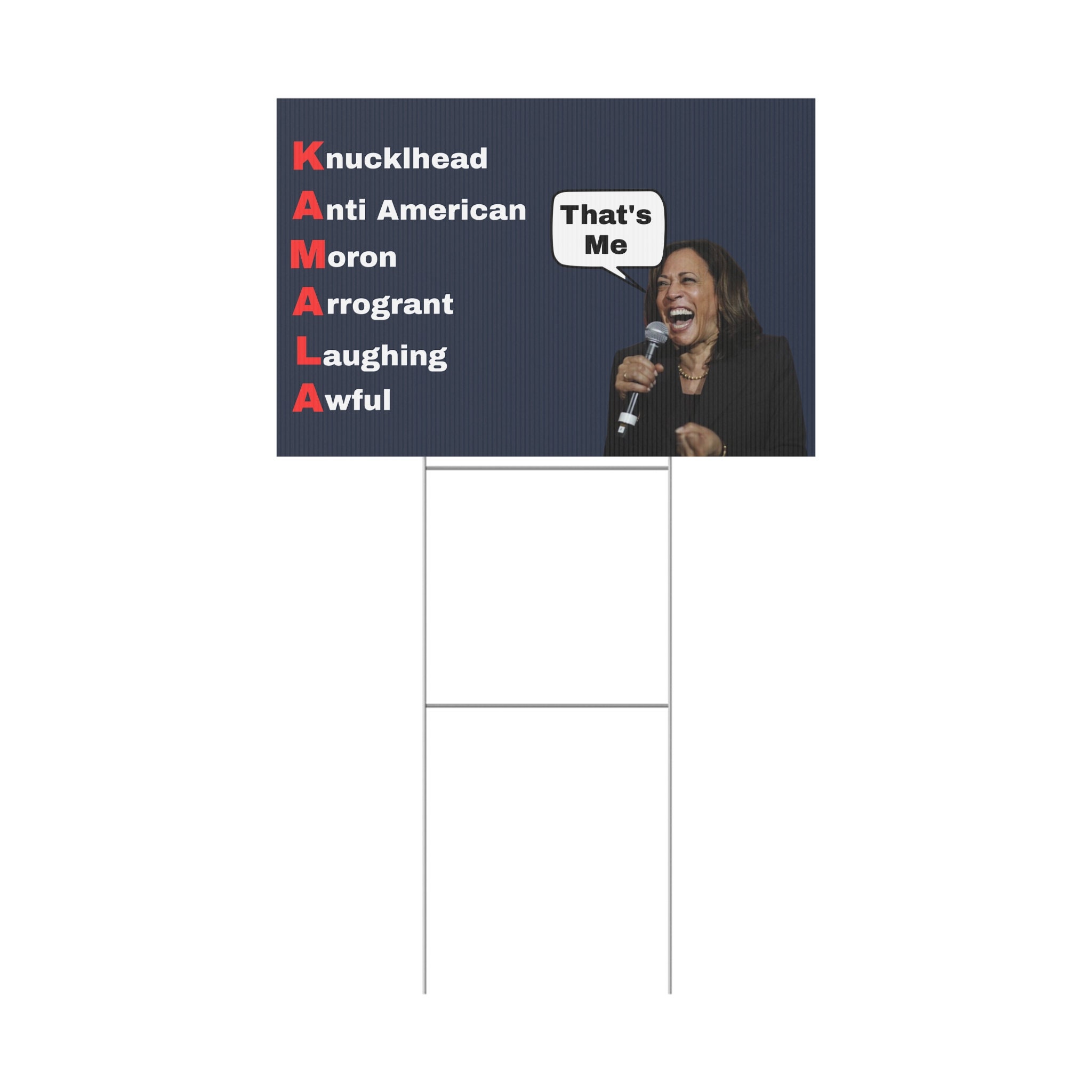 Funny Kamala Harris Yard Sign - Etsy