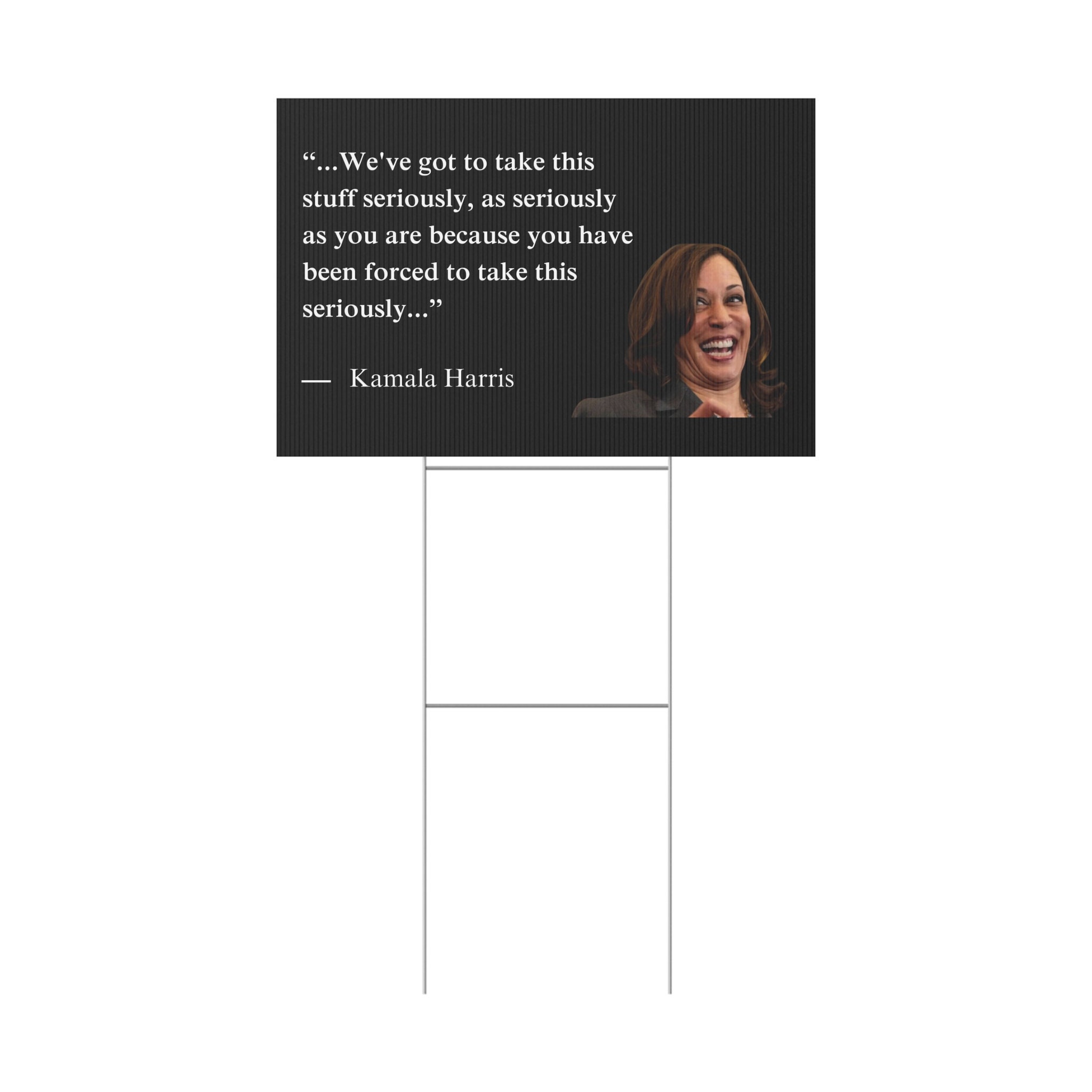 Funny Kamala Quote Yard Sign - Etsy
