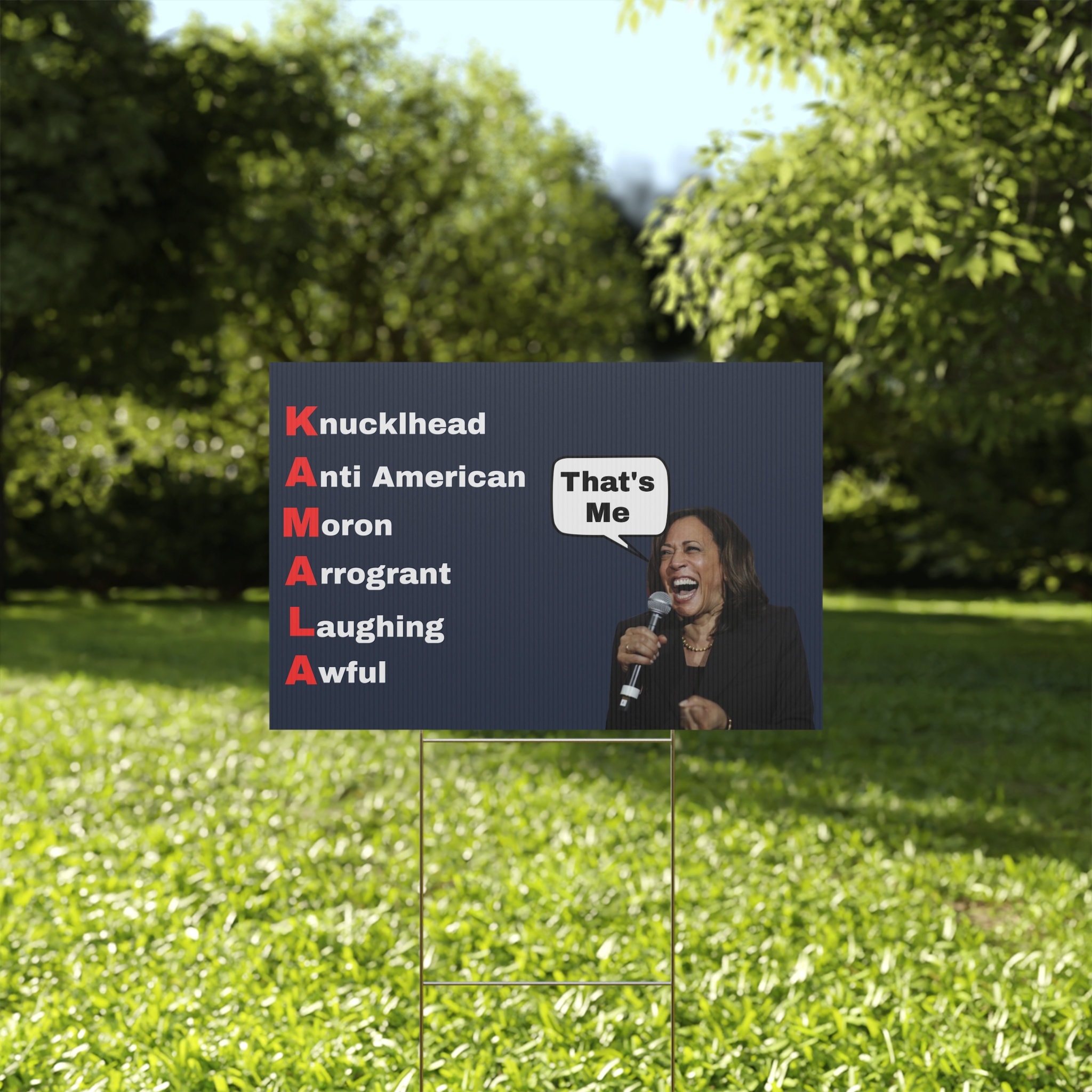 Funny Kamala Harris Yard Sign - Etsy