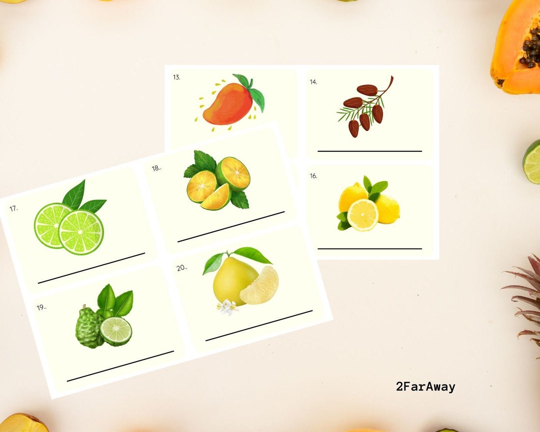 Fruit Names, Writing Practices for Kids, Worksheet Fruit, Printable ...