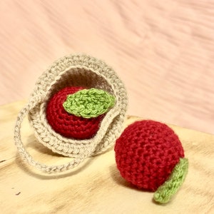 Basket of Apples Crochet Pattern - Etsy