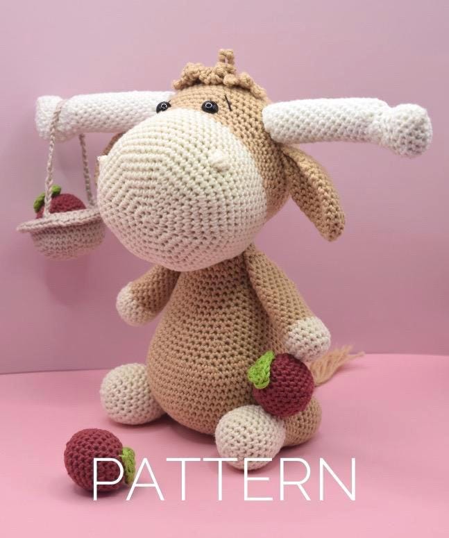 Henry the Longhorn Crochet Pattern - Etsy