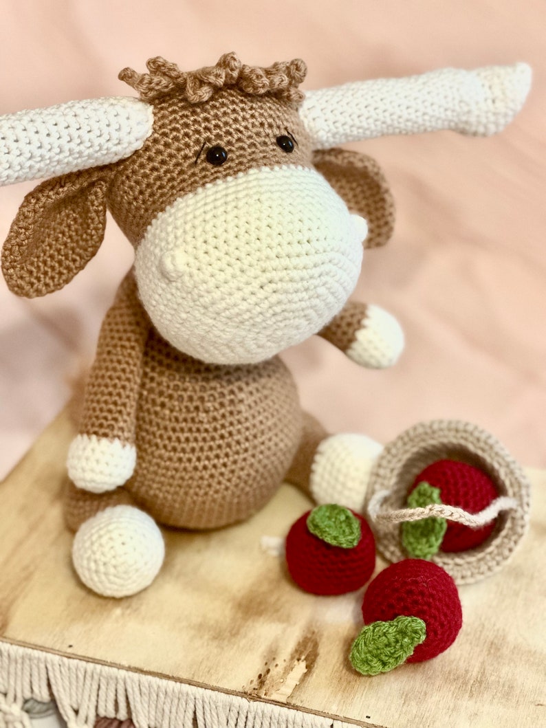 Basket of Apples Crochet Pattern - Etsy