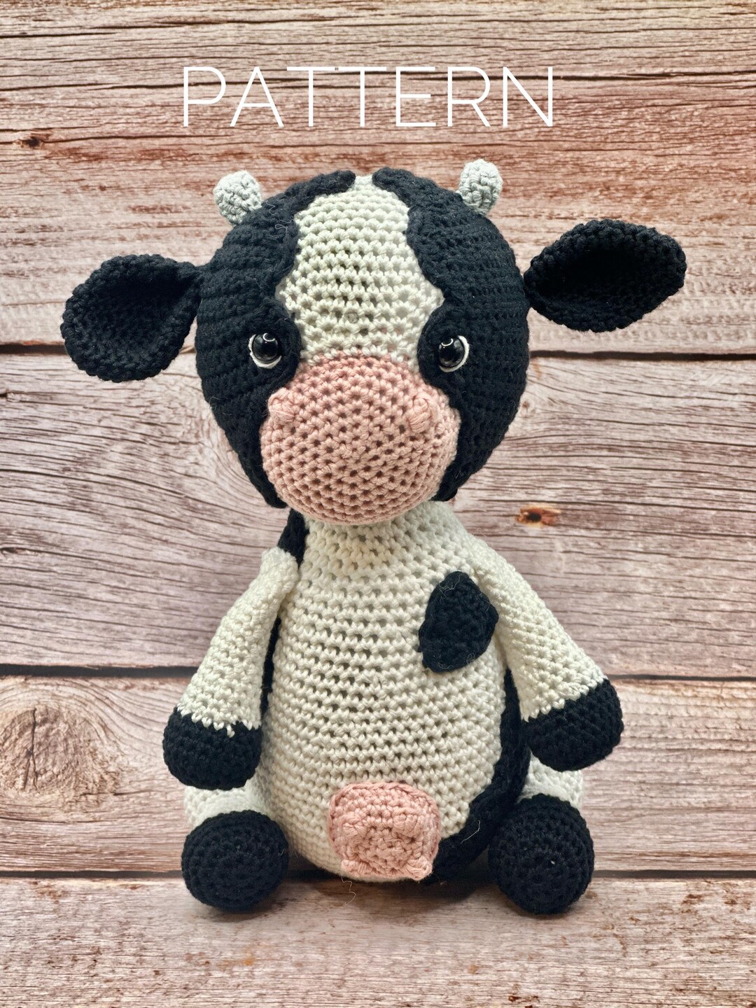 Holstein Crochet Pattern - Etsy