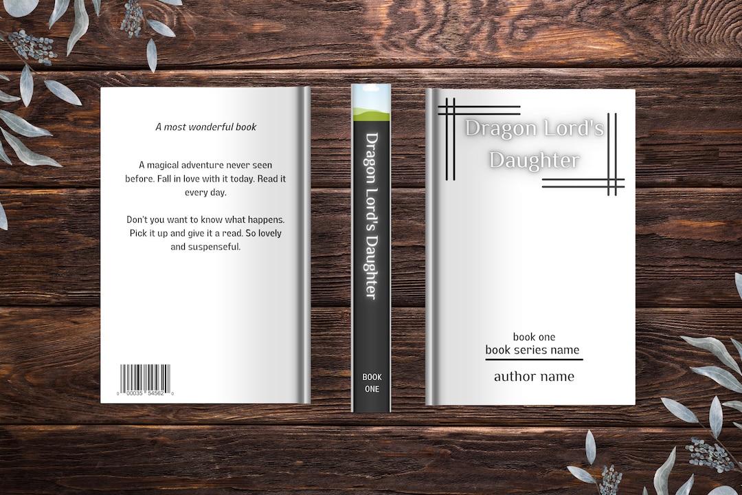 Text Layout for Book Cover Print and Ebook for Indie Author Self ...