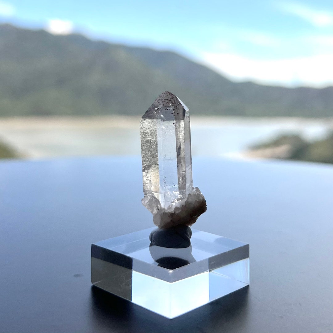 Clear Himalayan Samadhi Quartz Point Natural Crystal Healing Meditation ...