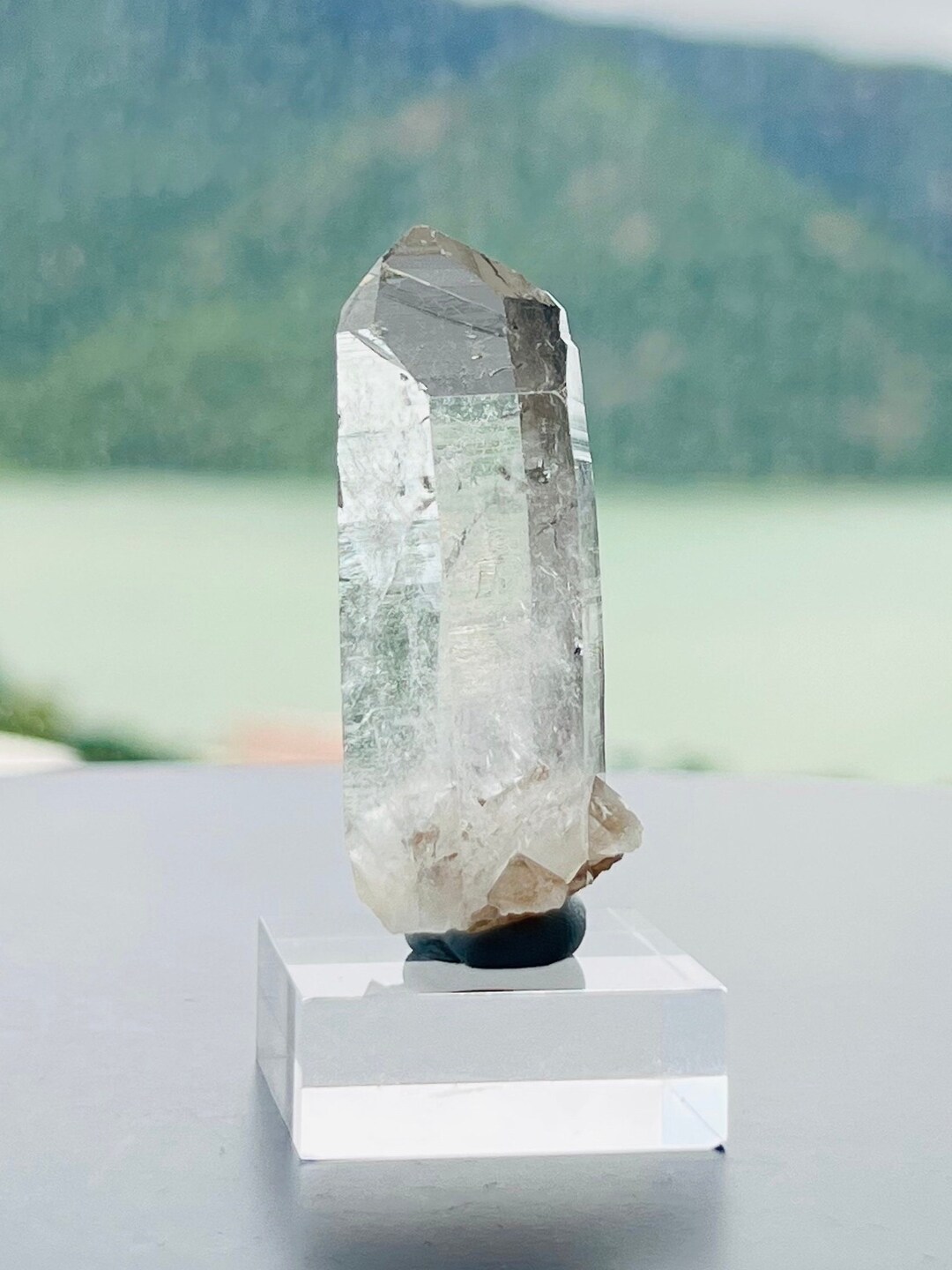 Clear Himalayan Samadhi Quartz Point Natural Crystal Healing Meditation ...
