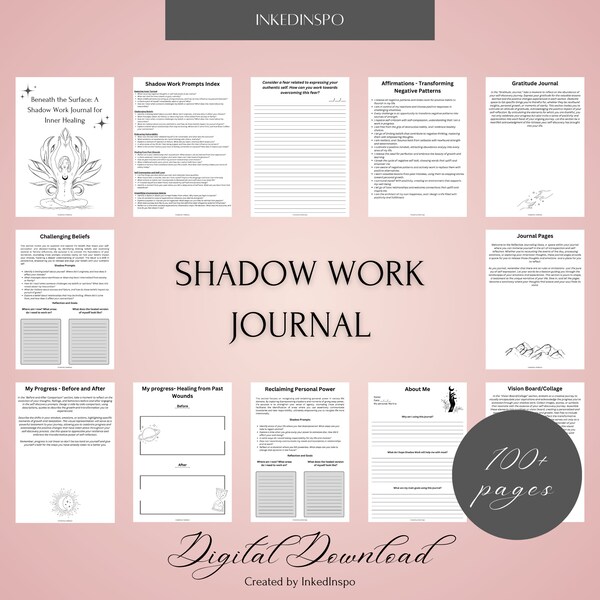 Shadow Work Printable - Etsy