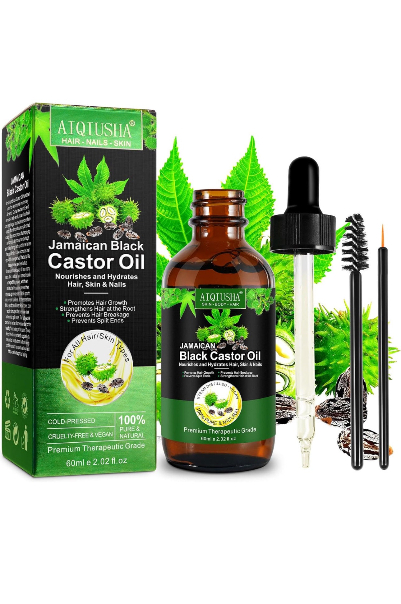 Aliver Jamaican Black Castor Oil Organic Body Massage Castor Oil Etsy